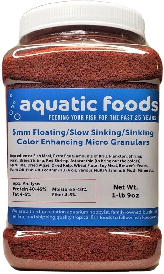 Amazon.com : Aquatic Foods Inc. .5mm Floating/Slow Sinking/Sinking ...