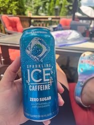 Amazon.com: Sparkling Ice Caffeine Black Raspberry Sparkling Water with ...