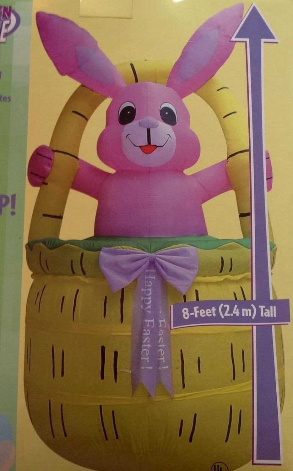 Amazon.com: Vintage 2004 Gemmy Airblown Inflatable Huge 8ft Easter ...
