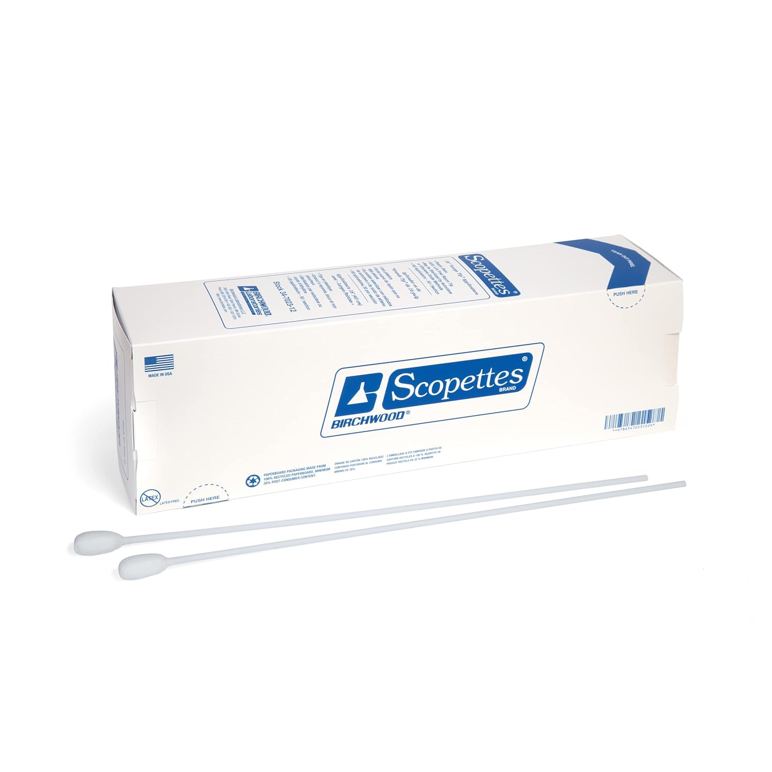 Amazon.com: Birchwood Laboratories 34-7023-12 Single Ended Swab ...