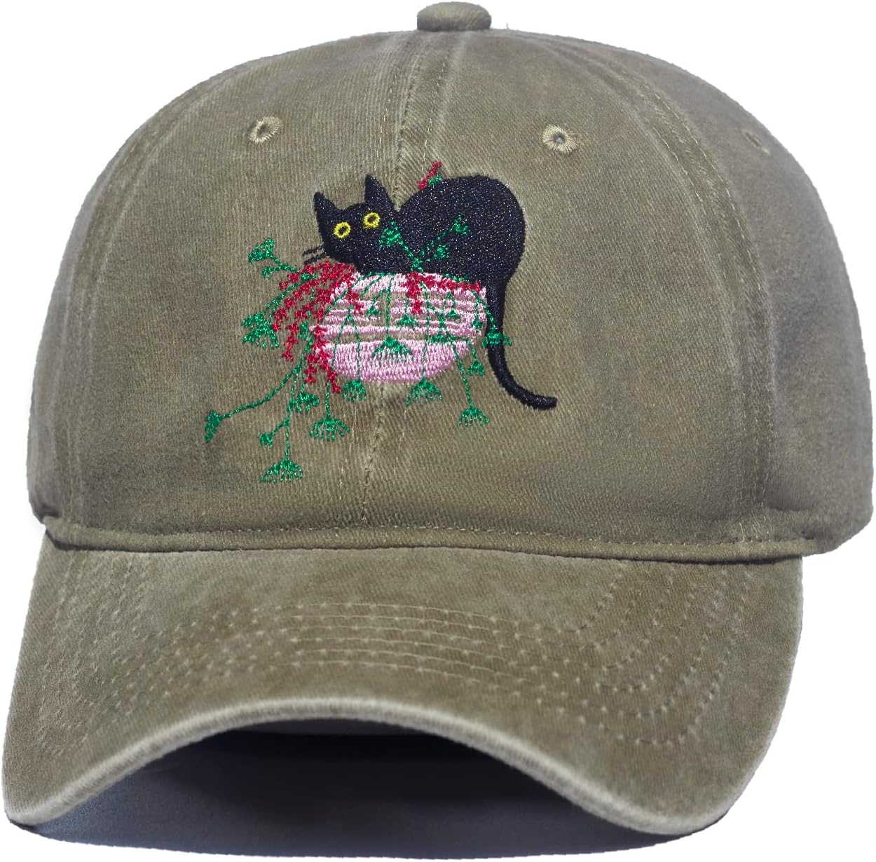 Cat Dad Hat - Women Garden Plant Daddy Hat, Lady Baseball Cap,Hat with ...