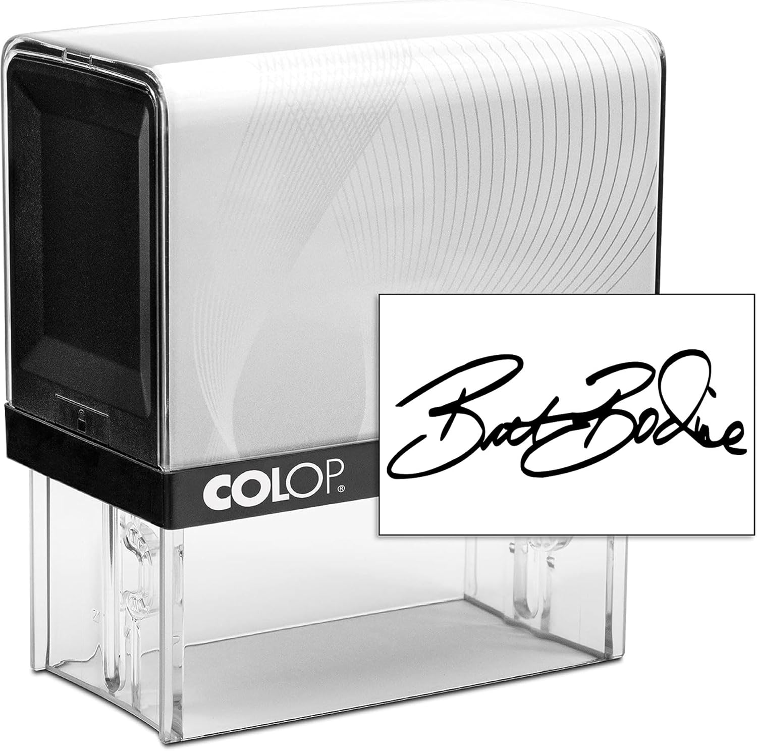 Amazon.com : COLOP XXL Size Self Inking Custom Signature Stamp - Choose ...