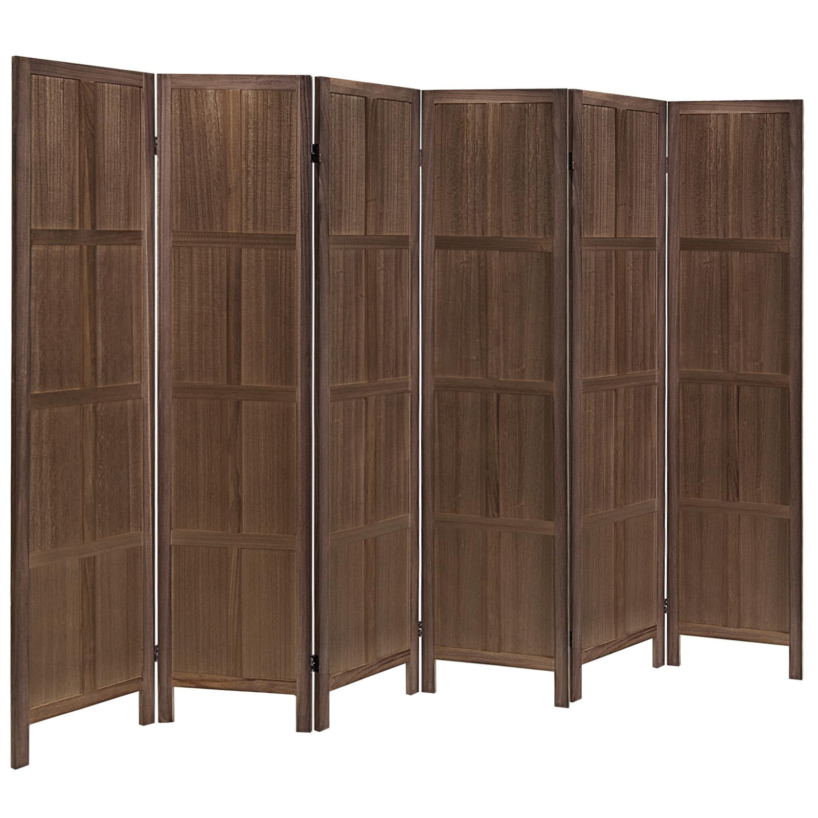 Buy RHF 6 Ft.Tall Room Divider with Stand,19" Each Panel,Rustic Folding ...