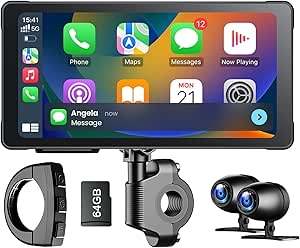 Amazon.com: VVCAR Motorcycle Wireless CarPlay & Android Auto ...