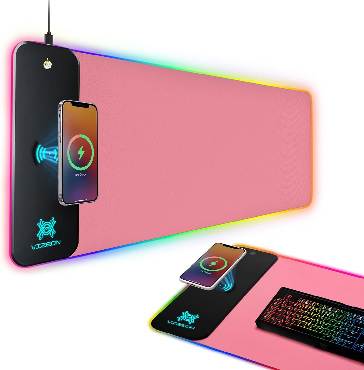 Amazon.com: Vizeon Genesis Gaming Mouse Pad - 300x800x4mm Water ...