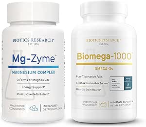Amazon.com: Biotics Research Mg-Zyme Complejo de Magnesio Triple para el sueño, la relajación y ...