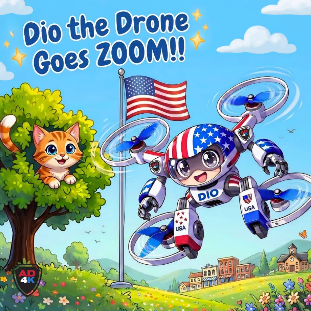 Dio the Drone Goes ZOOM!: Explorer (Ages 3-5) (Dio the Drone™ Series ...