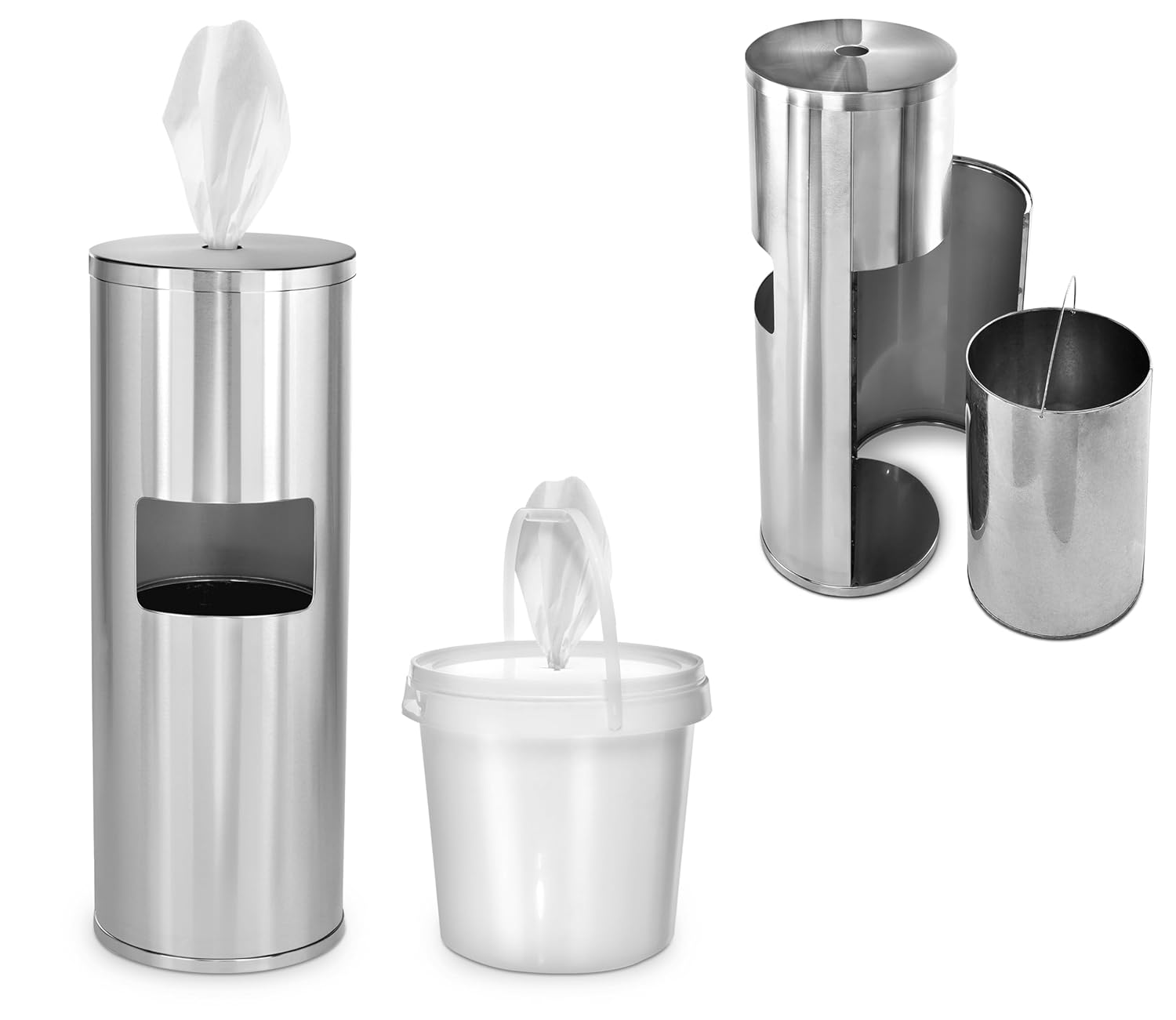 Stainless Steel Floor Stand Wipe Dispenser with Nepal | Ubuy