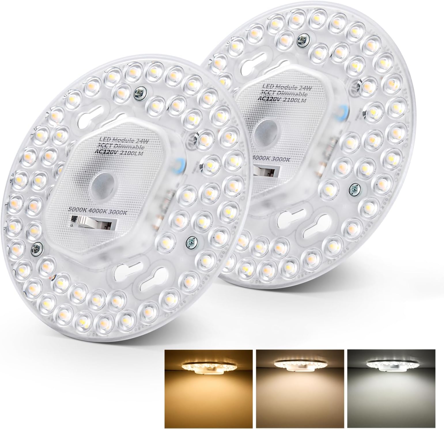 Ledytech 4 inch LED Retrofit Light Kit for Ceiling Fan Light ...