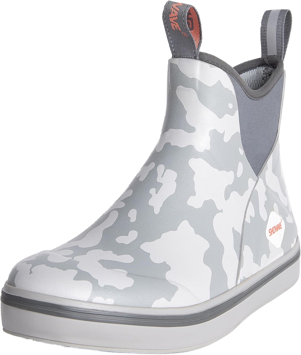 Amazon.com | Showave Men's Deck Boots Waterproof Ankle Rain Boots High ...