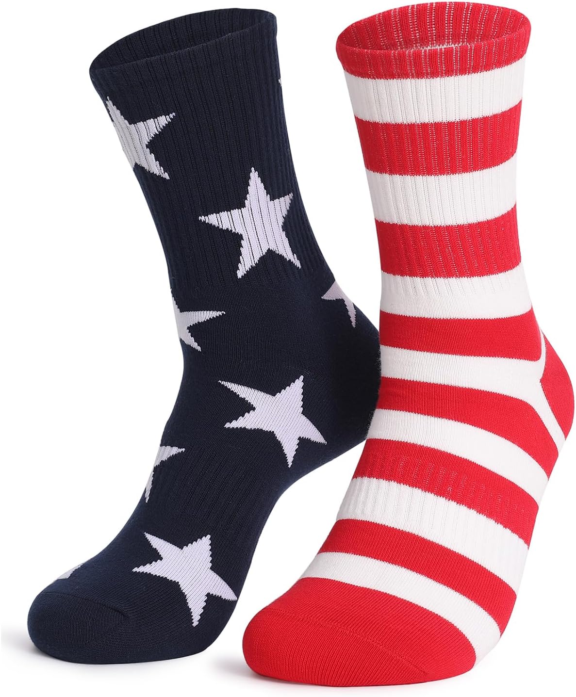 Amazon.com: American Flag Socks for Men Women, 4th July Middle Socks ...