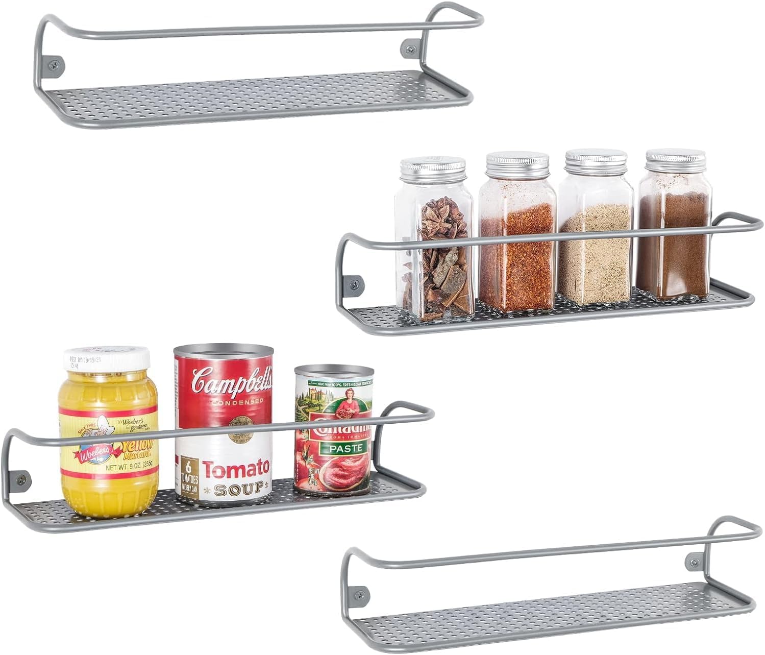 Amazon.com: Spice Rack Organizer Wall Mount, Space Saving Spice ...