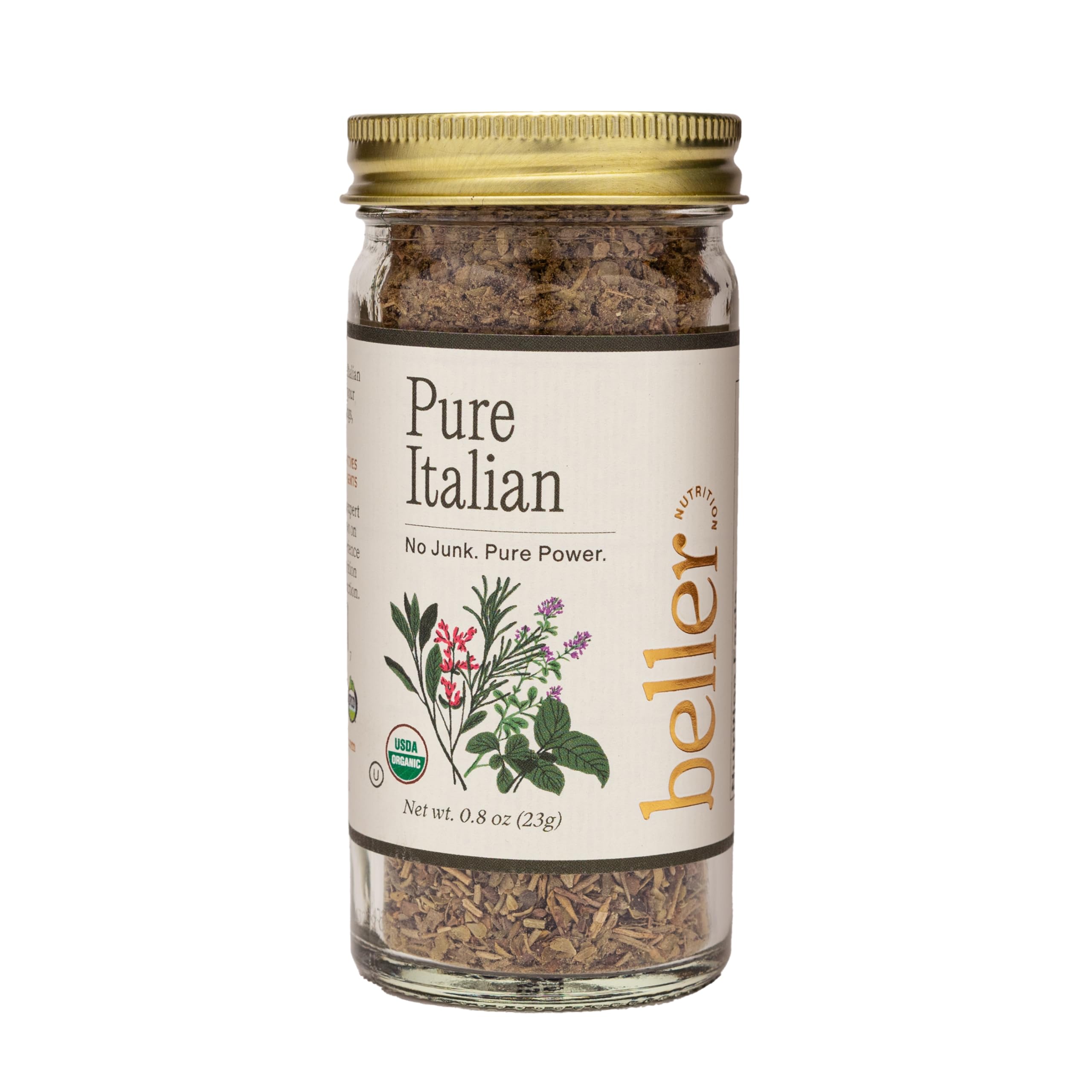 Amazon.com : PURE ITALIAN | 0.8 oz | Organic Italian Seasoning Spice ...