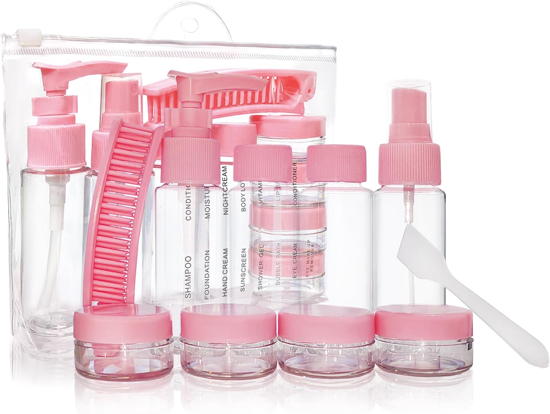 Amazon.com: Portable Travel Bottles Kit, Upgraded TSA Approved Leak ...