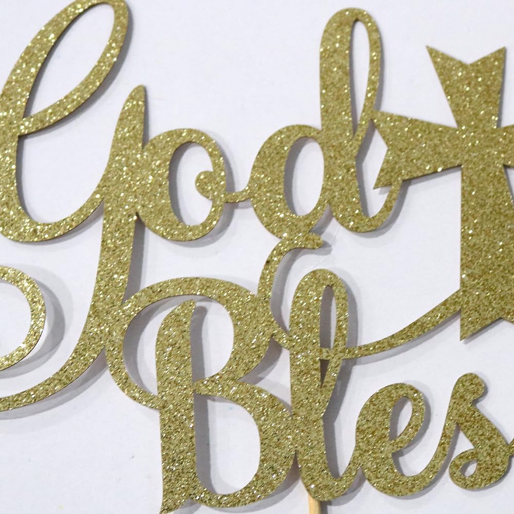 God Bless Cake TopperCake Pick First Communion Cake Decoration for ...
