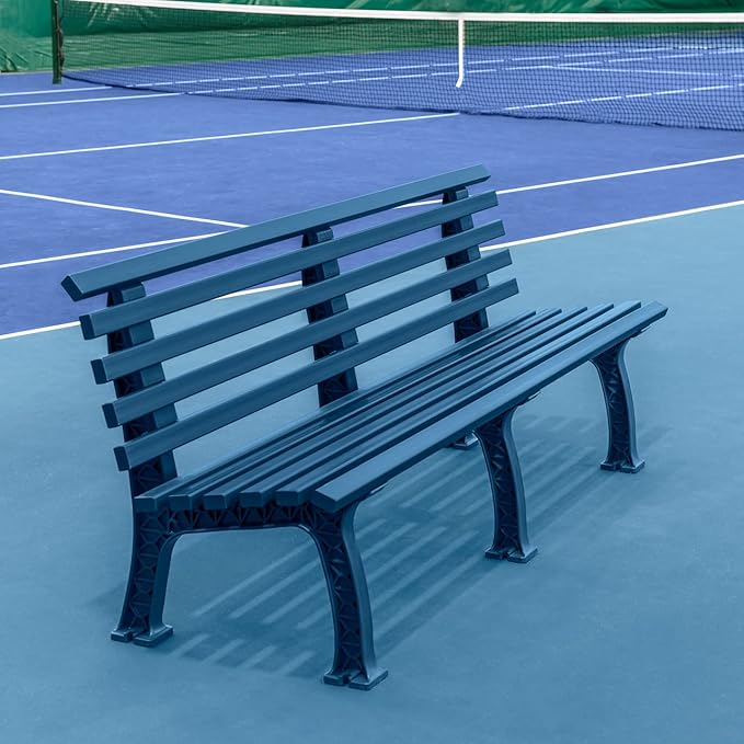 Amazon.com: Vermont Tennis Court Bench - 3 & 4 Seater | Standard or ...