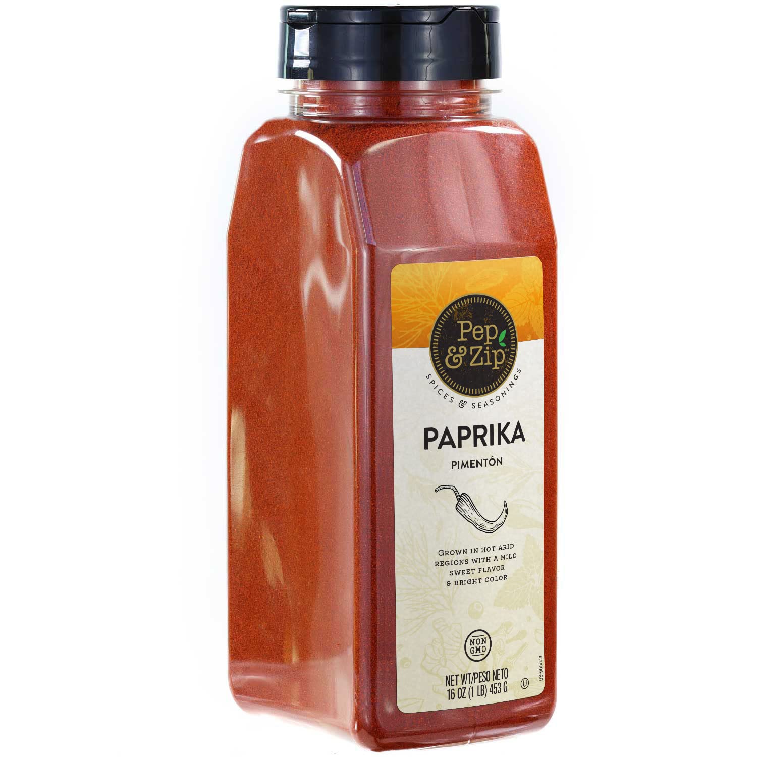 Amazon.com: Pep and Zip Ground Sweet Paprika/Pimentón, Non-GMO, Kosher ...