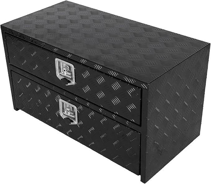 Amazon.com: confote Aluminum Underbody Truck Tool Box w/Drawer,Truck ...