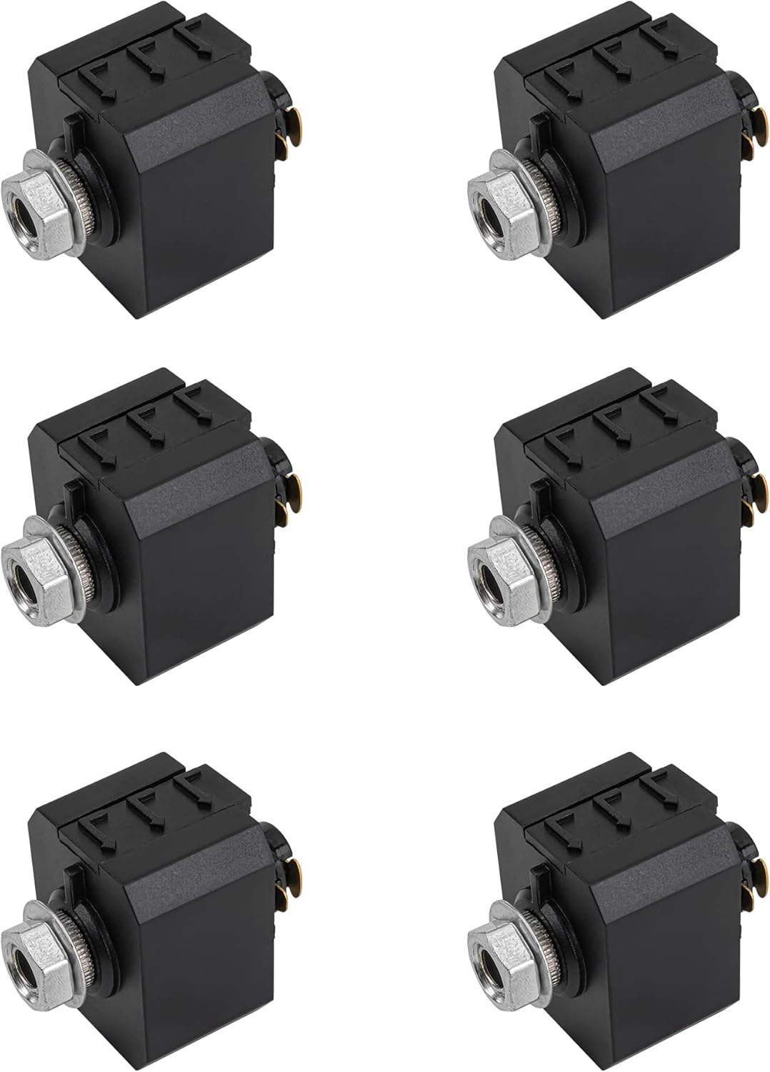 KAYYELAMP Set of Six H-Type Single Circuit 3-Wire Track Adapter Light ...