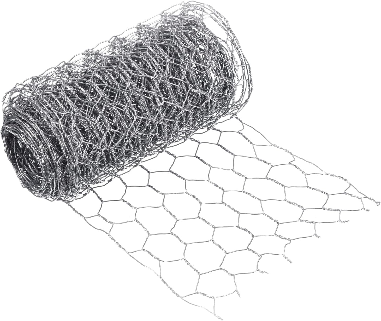 PATIKIL 118" x 4" Chicken Wire Net, Floral Wire Netting Hexagonal Mesh ...