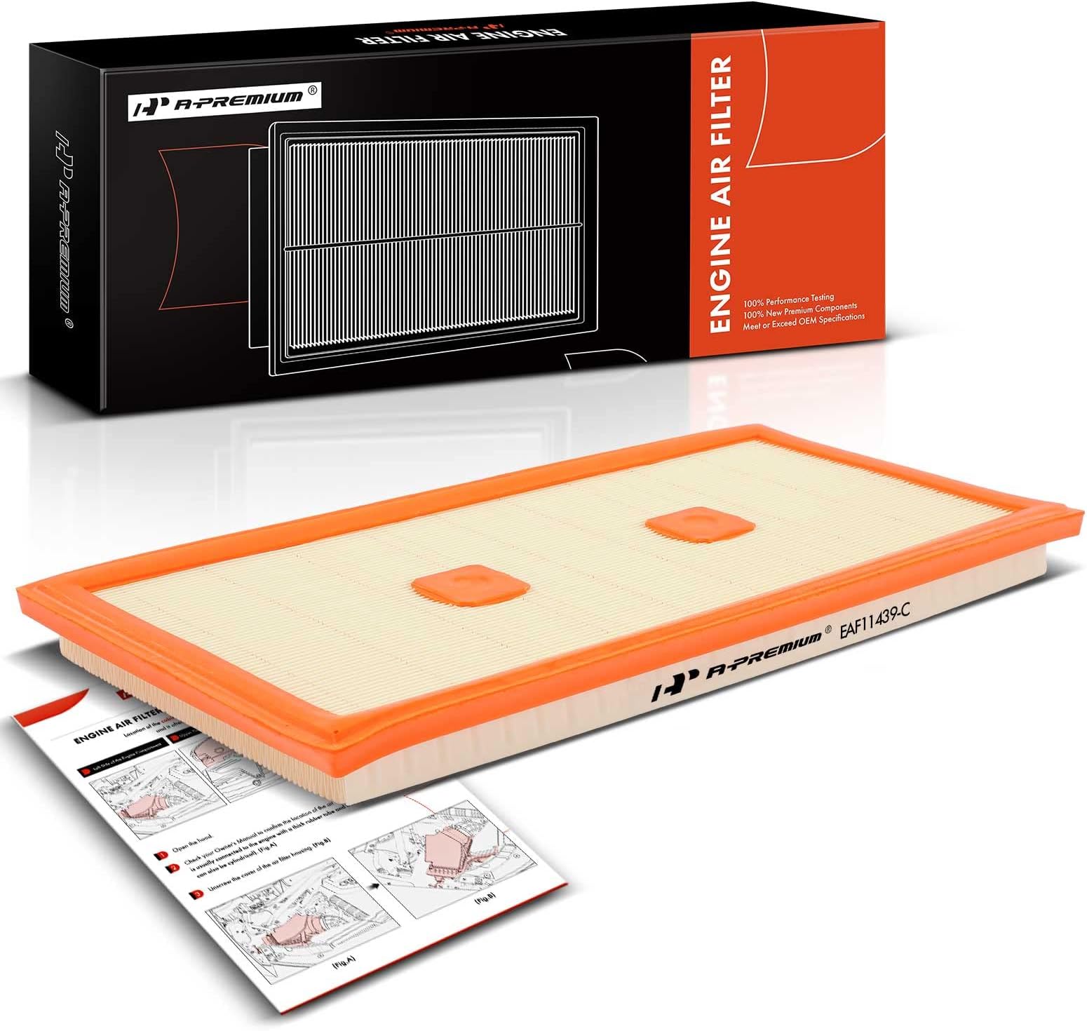 Amazon.com: A-Premium Engine Air Filter Compatible with Mercedes-Benz ...