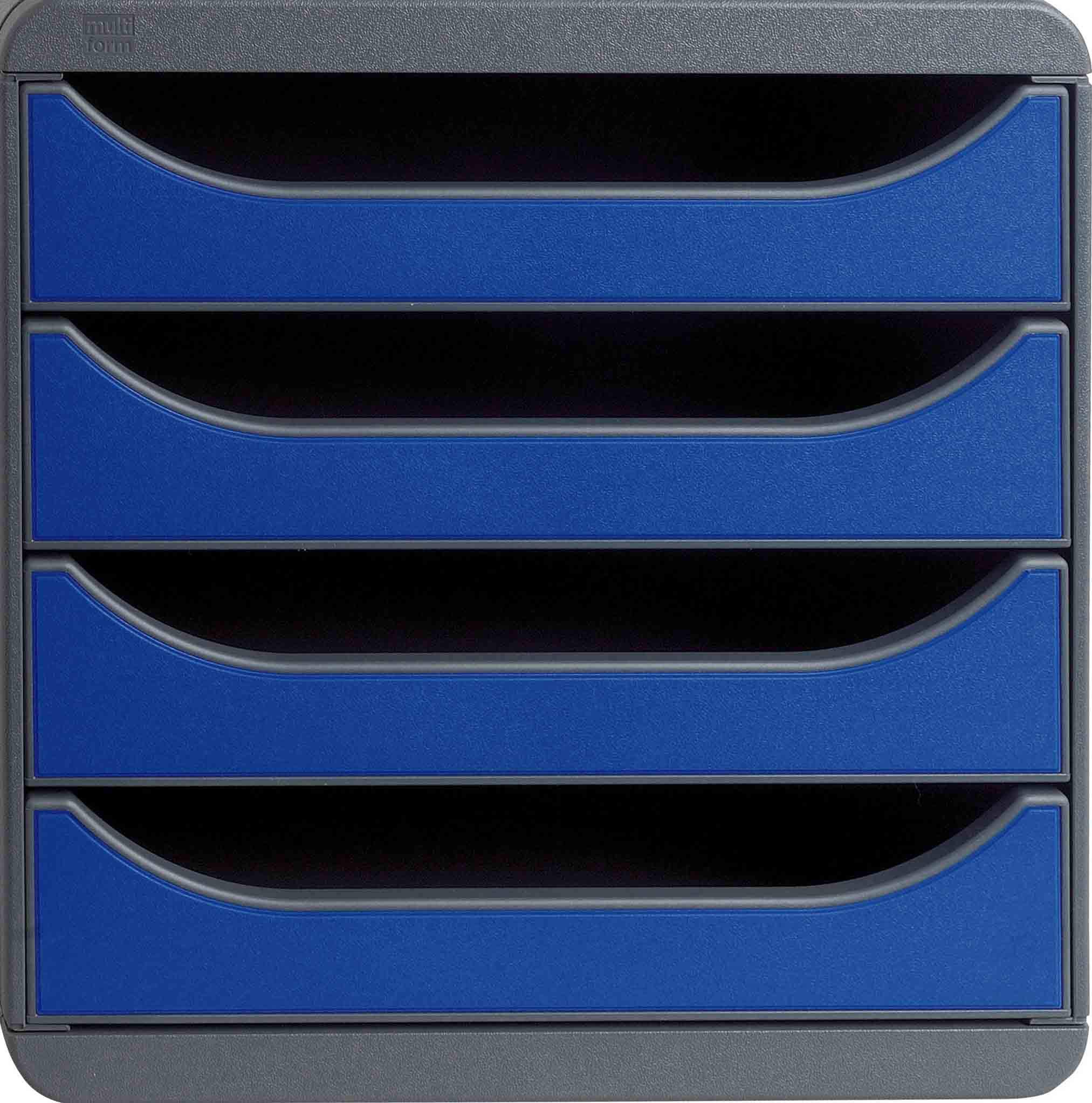 Exacompta - Ref 310703D - BIG-BOX Desktop Drawer Set - 4 x 55mm Drawers ...