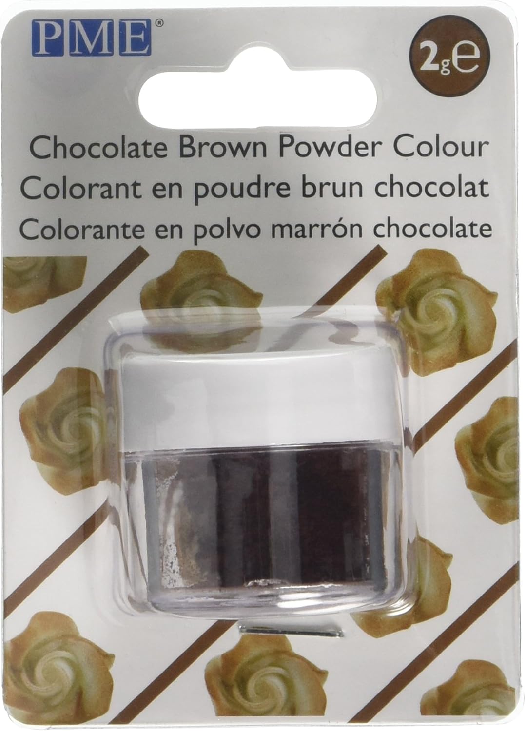 PME Edible Powder Colour Chocolate Brown : Amazon.co.uk: Grocery