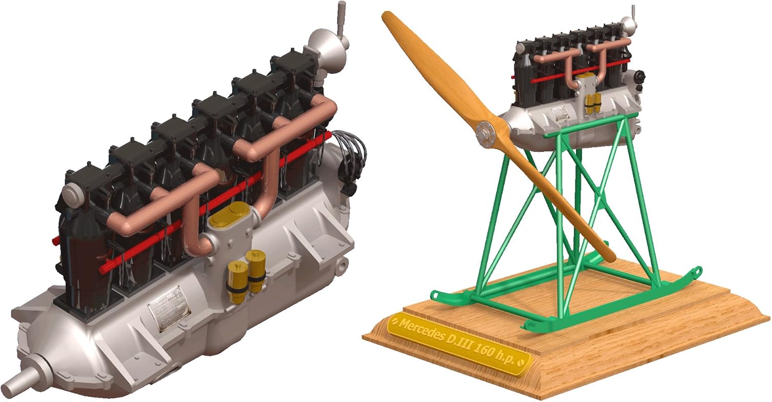 Roden Models 1/32 Mercedes D.III 160hp Engine by Roden : Amazon.ca