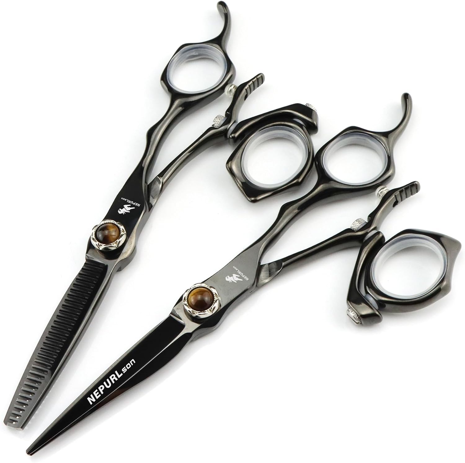 Amazon.com : 6-Inch Professional Hair Cutting Scissors, Barber Straight ...