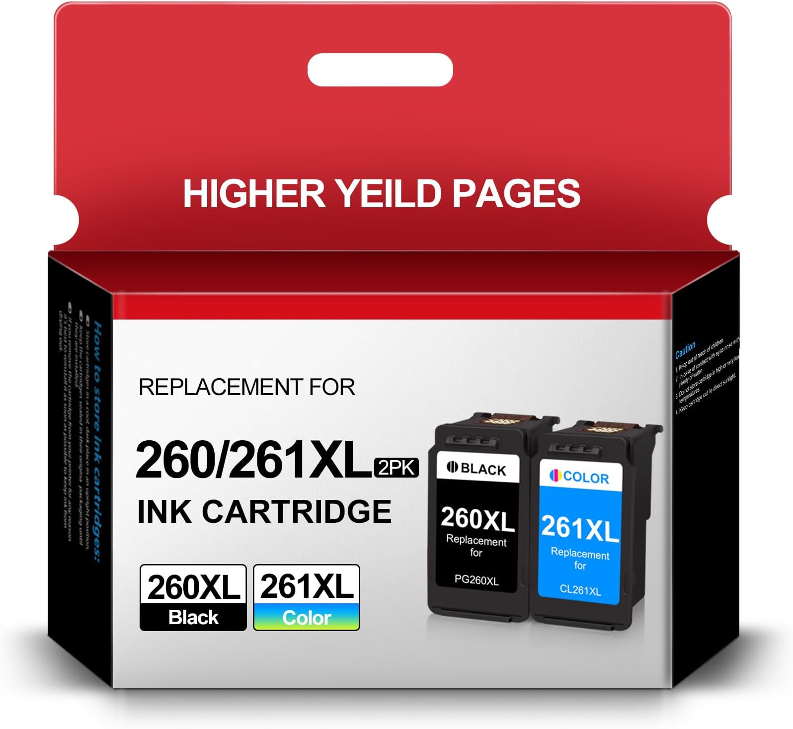 Amazon.com: PG-260 XL/CL-261 XL Value Pack Ink Cartridge Replacement ...