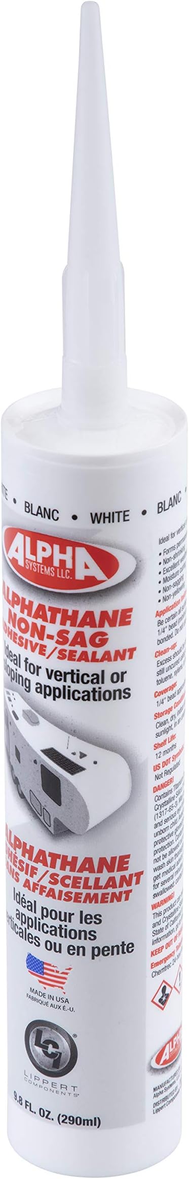 Amazon.com: Lippert 5160 ALPHATHANE Non-Sag Sealant for 5th Wheel RVs ...