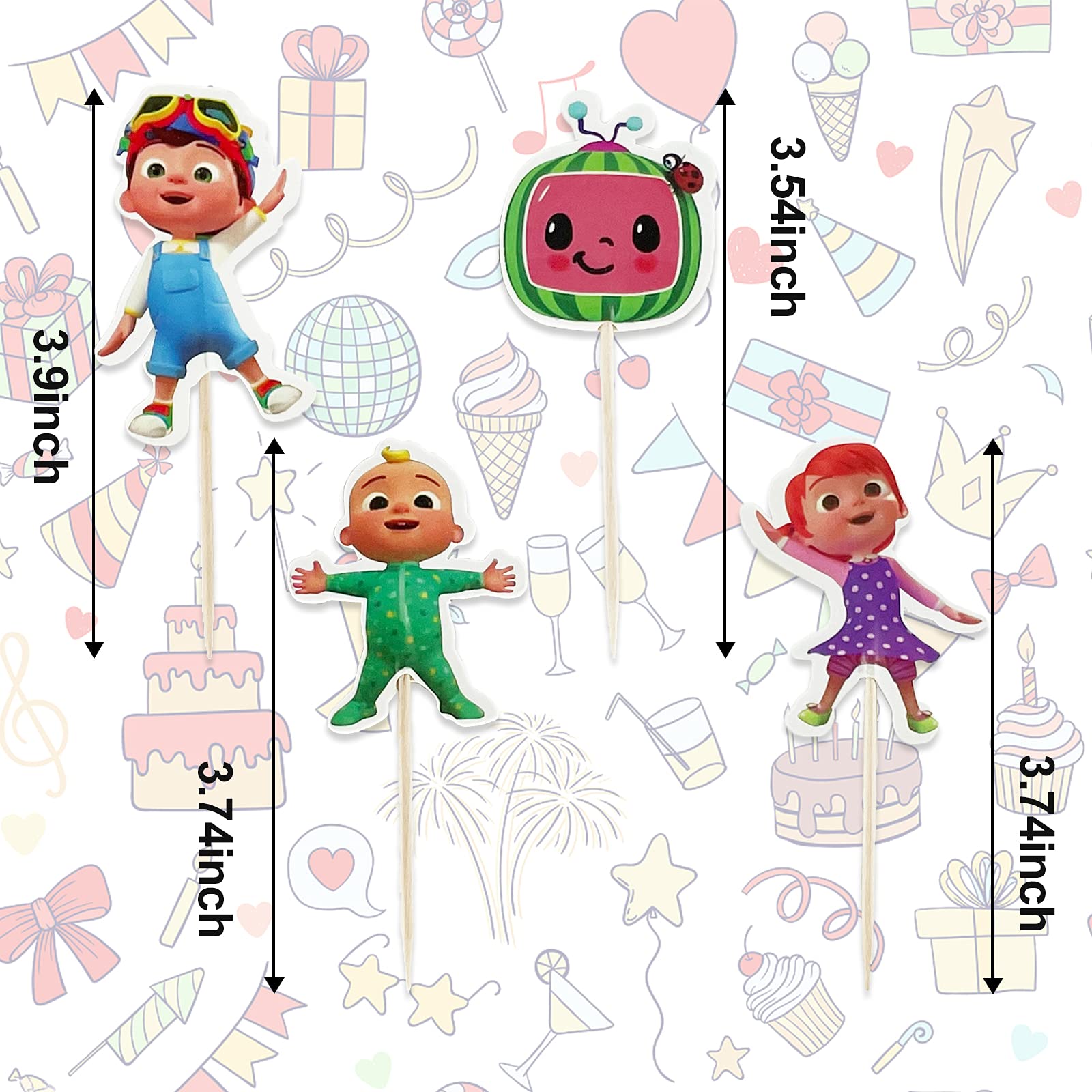 Cocomelon Cake Topper,Cocomelon Cake Decoration,Cocomelon Birthday ...