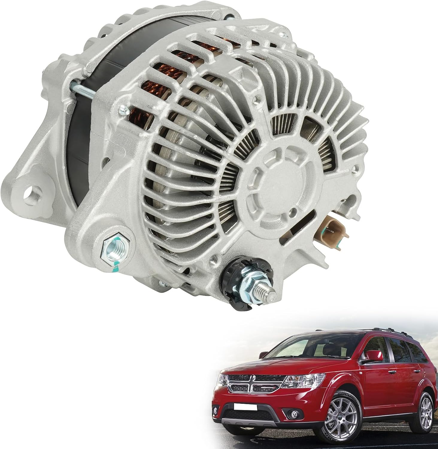 Amazon.com: Dilomber 04801490AA Alternator 12V 160A CW 6-Grooves ...
