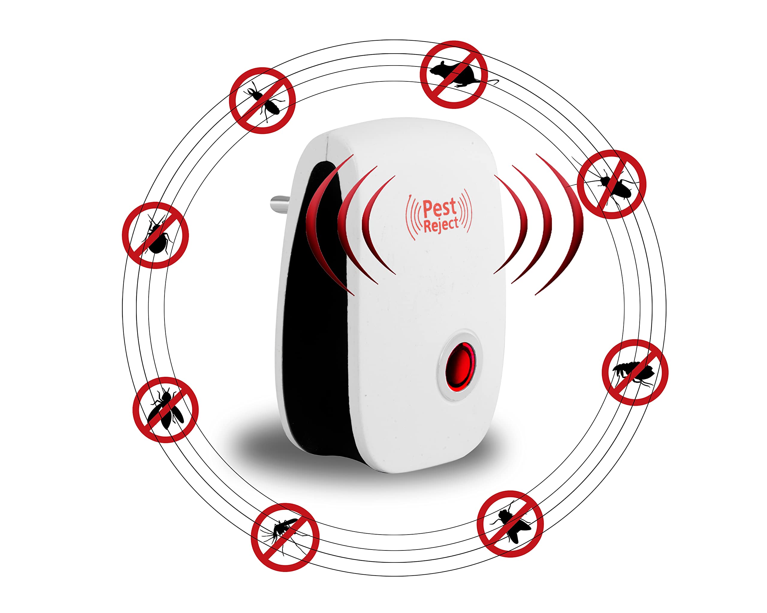 KANSAI Ultrasonic Pest Repeller to Repel Rats, Cockroach, Mosquito ...