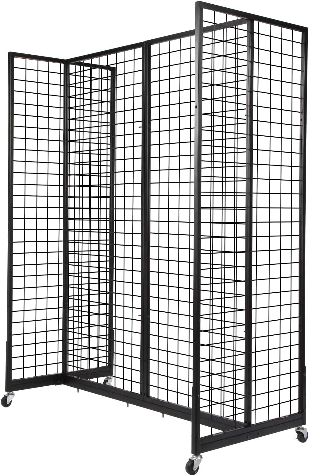 Amazon.com: Hymula Black Grid Wall Panels with Rolling Base ...