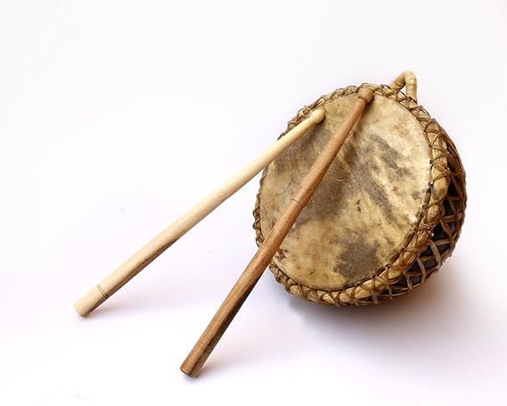 De Kulture Works Handheld Nagada Traditional Hand Drum Nagari With ...