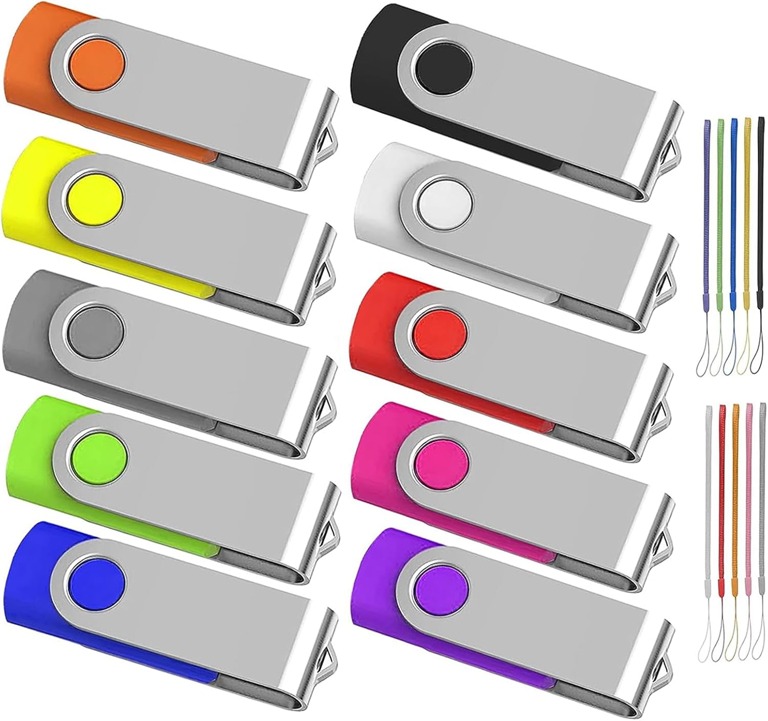 Cle USB 32 Go Lot de 10, ABLAZE Clé USB 2.0 Pendrive Clef USB 32Go ...