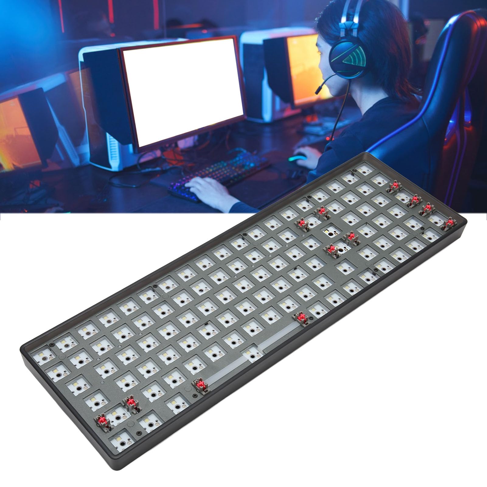 Snapklik.com : Yoidesu Custom Gaming Keyboard, RGB Modular DIY ...