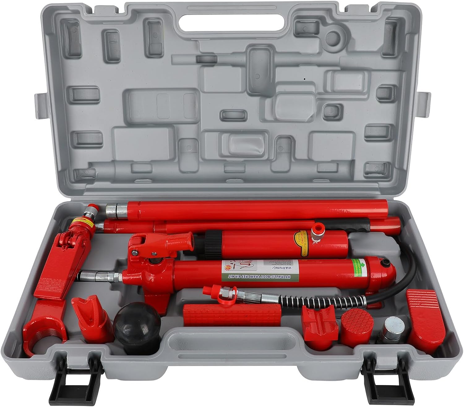 Amazon.com: SCITOO 12 Ton Porta Power Hydraulic Jack with 4.6 ft/1.4 m ...