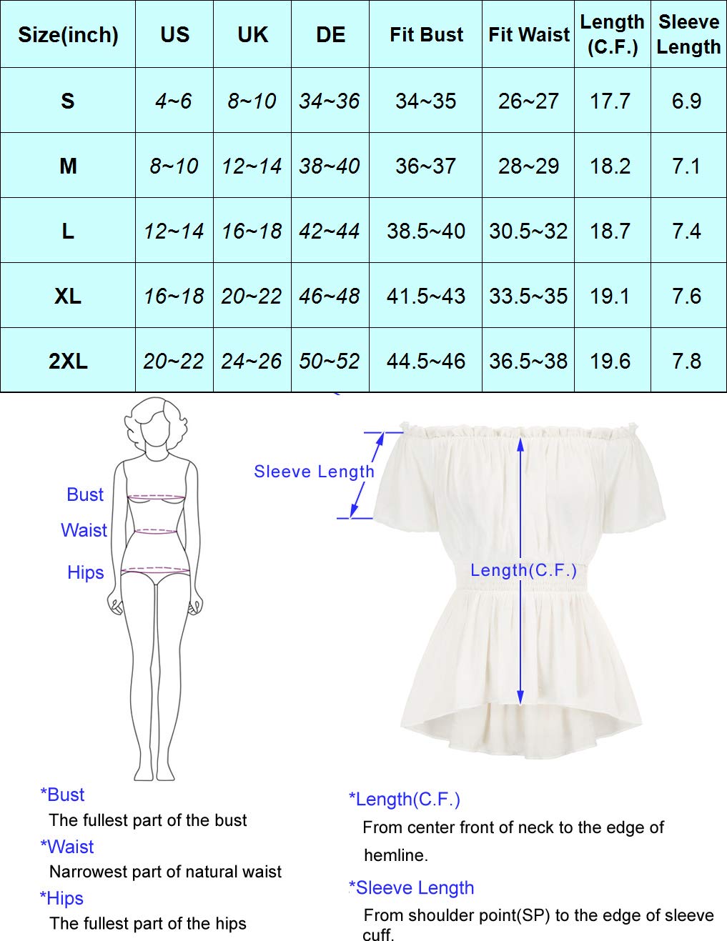 Snapklik.com : Renaissance Shirt For Women Plus Size Off Shoulder Ren ...