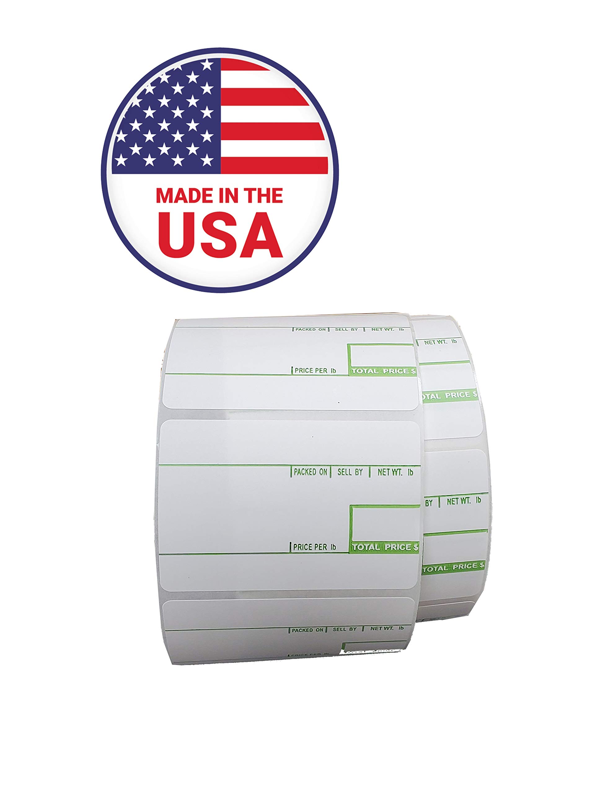 LP1000N Compatible Labels CAS LST-8010 Printing Scale Labels - 12 Rolls ...