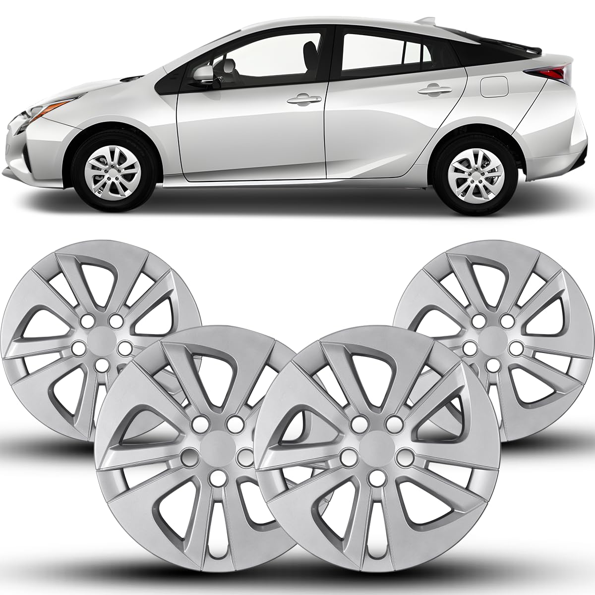 Amazon.com: Winjet 15" Lacquer Hubcaps/Wheel Covers fits for 2016-2022 ...