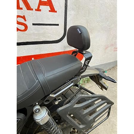 Sahara Seats Compatible with Highness CB 350 Adjustable Back Rest ...