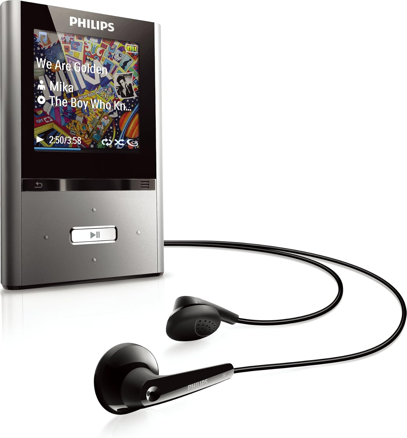 Philips GoGear MP4 player SA2VBE04K/02 ViBE 4GB - Dark Grey : Amazon.co ...