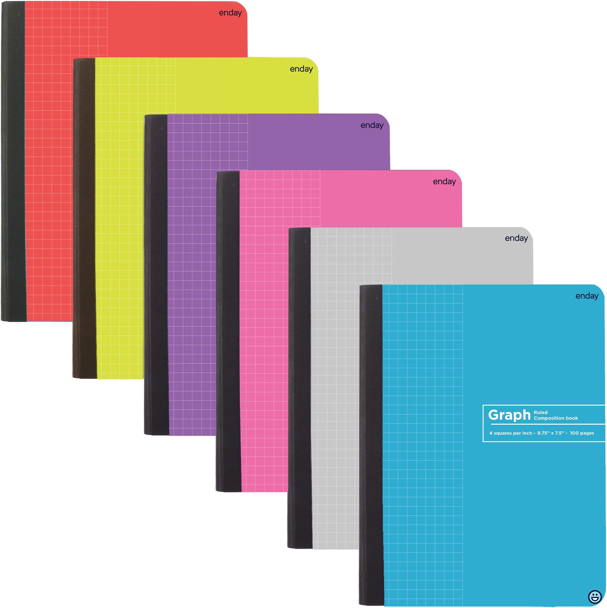 Amazon.com : 1InTheOffice Graph Composition Notebook, 9.75" x 7.5 ...