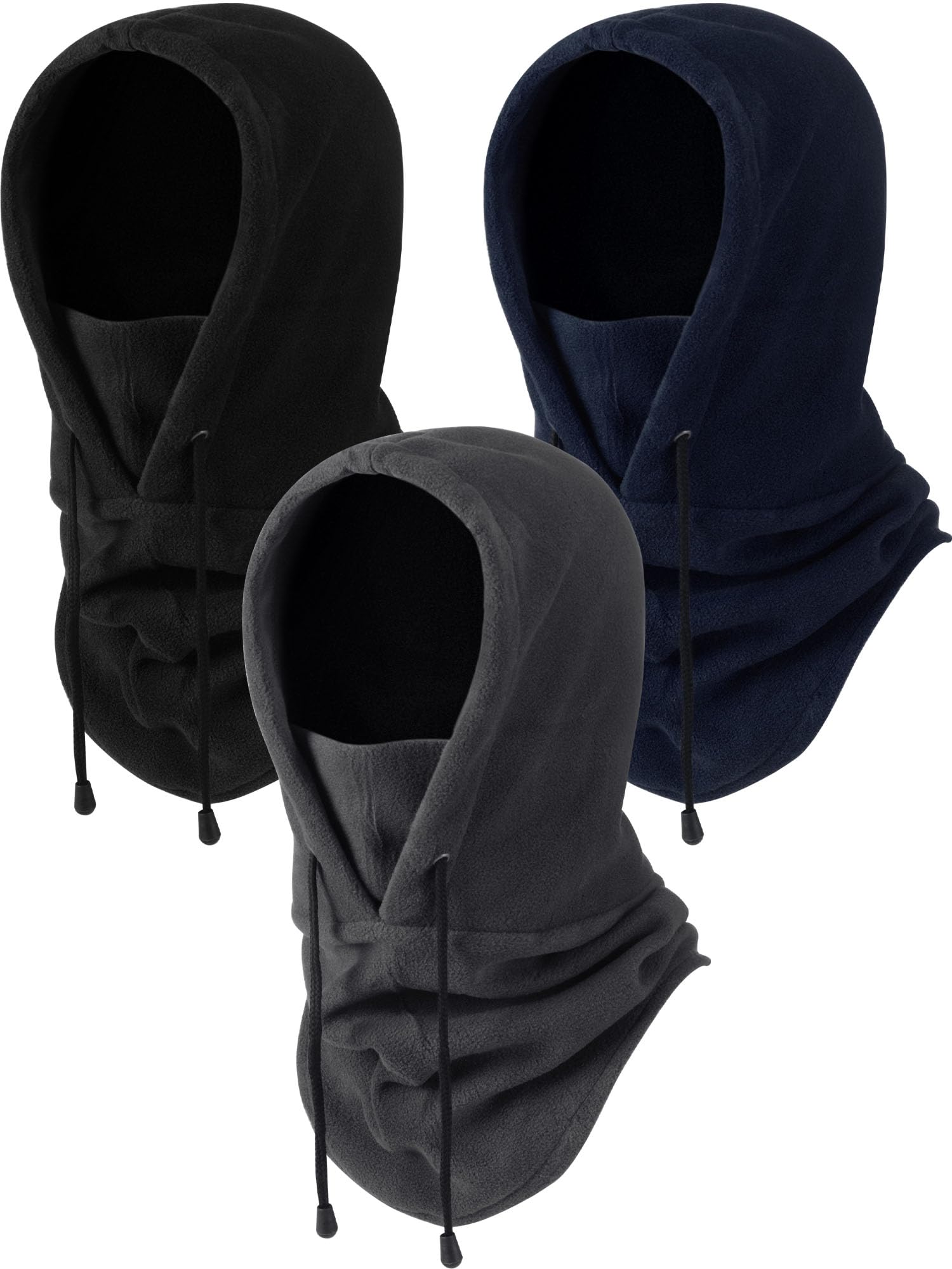 Snapklik.com : Syhood 3 Pieces Winter Fleece Balaclava Ski Mask ...