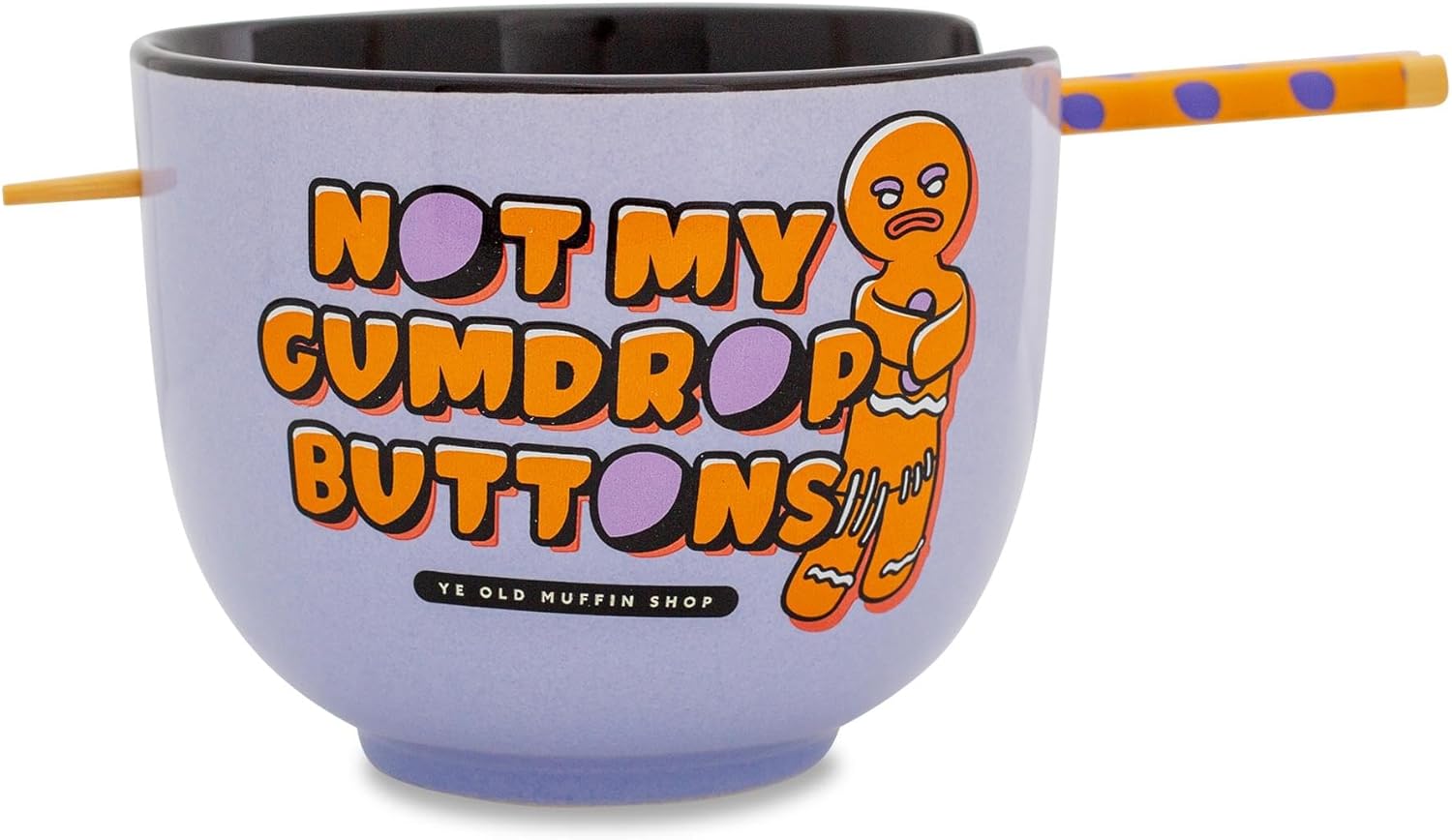 Amazon.com: Shrek Gingerbread Man "Not My Gumdrop Buttons" Ceramic ...