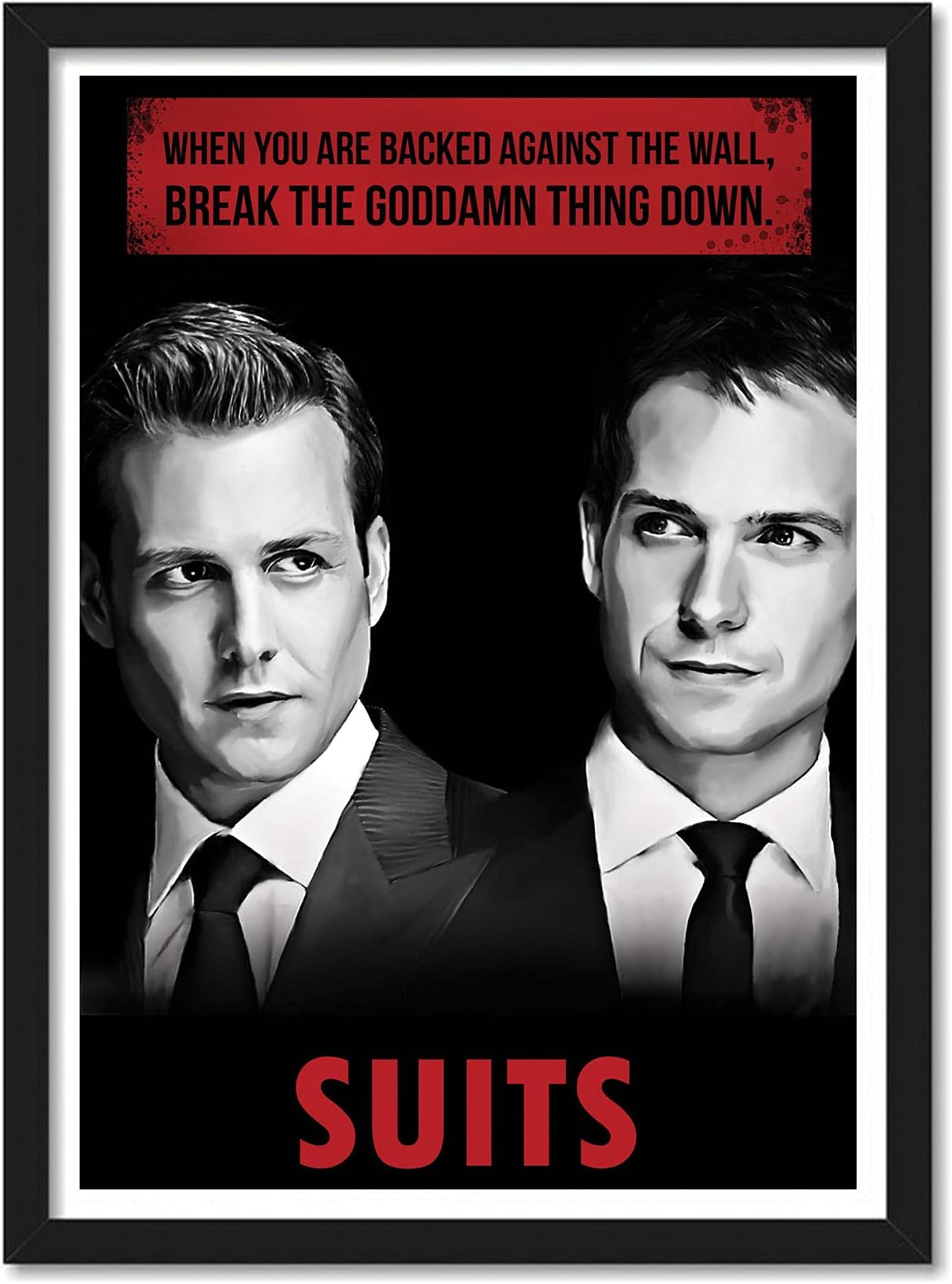 Good Hope Matte paper 300 GSM Suits TV Series Quote Poster for Room and ...