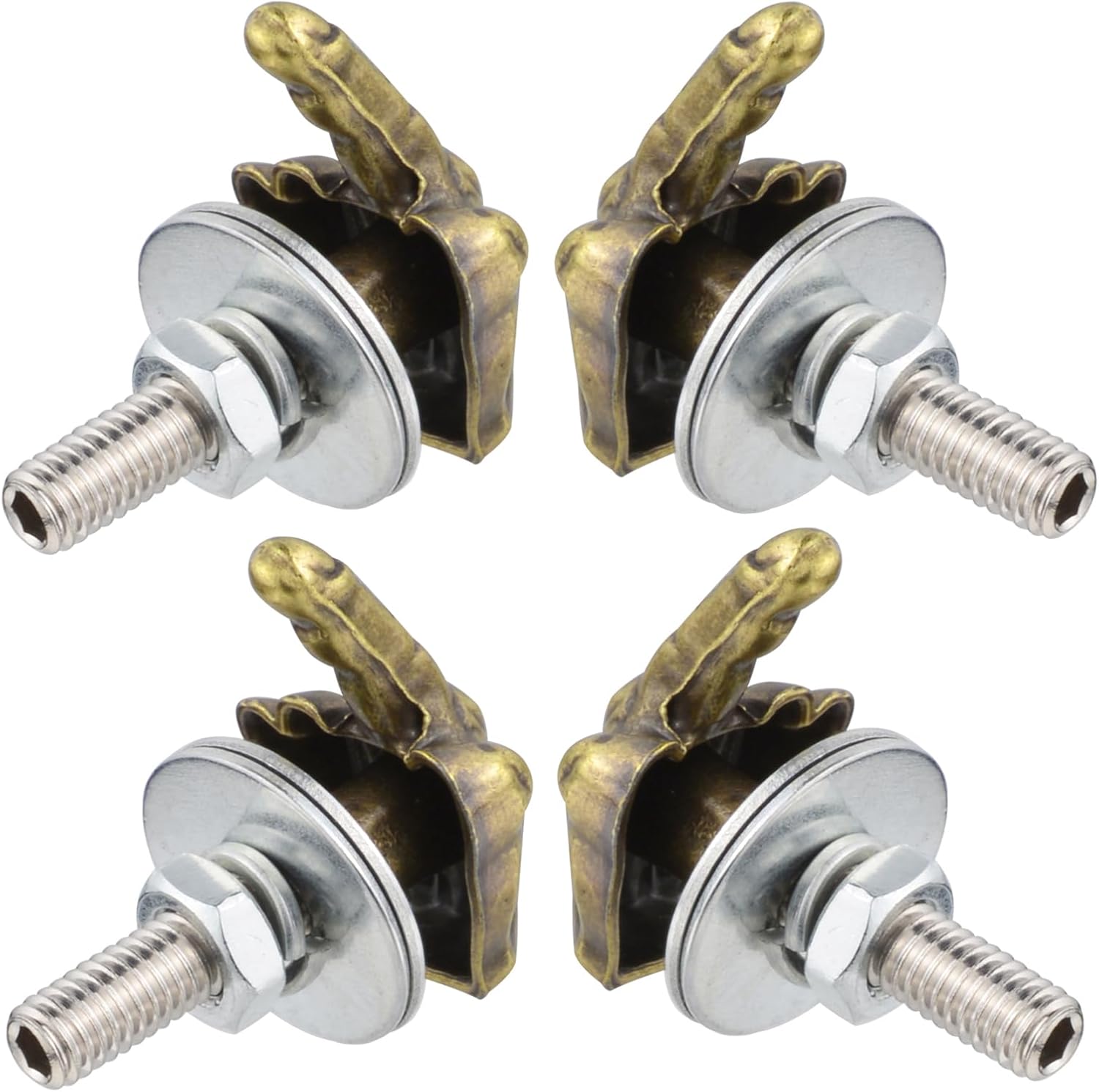 Arenbel Finger Shape License Plate Frame Bolts Car Tag Nuts Screws ...