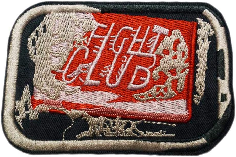 Amazon.com: Cute-Patch Fight Club Embroidered Iron on Sew on Patches ...